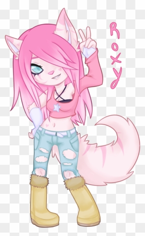 Roxy [cupid Wolf] By Kyttias - Gray Wolf - Free Transparent PNG Clipart ...